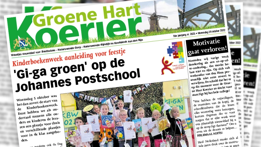Doek voor Groene Hart Koerier valt definitief: na papieren krant nu ook ...