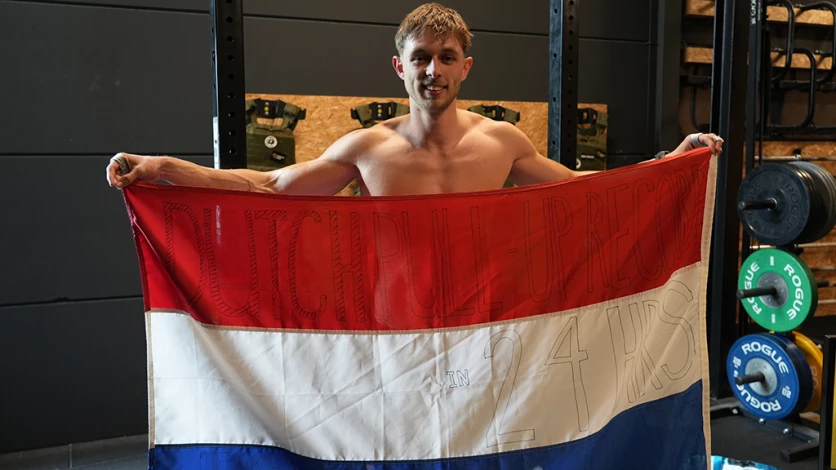Alphenaar Jesse verbreekt Nederlands pull-up record in 24 uur: ‘Alles ...